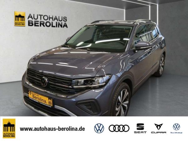 Grey Volkswagen T-Cross 2024 in Kaunas, with an engine capacity of 1.00 L and mileage of 12 thousand km for 26818 €, photo 1 on AUTOMOTO.COM.LV