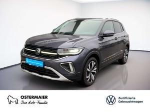 Pelēks Volkswagen T-Cross 2024 Kauņa, ar dzinēja tilpumu 1.00 L un nobraukumu 12 tūkst. km par 26925 €, foto  vietnē AUTOMOTO.COM.LV