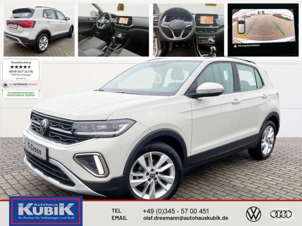 Pelēks Volkswagen T-Cross 2024 Kauņa, ar dzinēja tilpumu 1.00 L un nobraukumu 13 tūkst. km par 28663 €, foto 1 vietnē AUTOMOTO.COM.LV