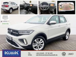 Pelēks Volkswagen T-Cross 2024 Kauņa, ar dzinēja tilpumu 1.00 L un nobraukumu 13 tūkst. km par 28663 €, foto  vietnē AUTOMOTO.COM.LV