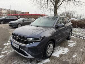 Grey Volkswagen T-Cross 2024 in Jelgava, with an engine capacity of 1.00 L and mileage of 16 thousand km for 21750 €, photo  on AUTOMOTO.COM.LV