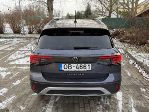 Grey Volkswagen T-Cross 2024 in Jelgava, with an engine capacity of 1.00 L and mileage of 16 thousand km for 21750 €, photo 5 on AUTOMOTO.COM.LV