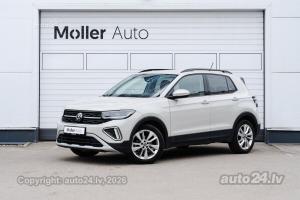 Pelēks Volkswagen T-Cross 2024 Rīga, ar dzinēja tilpumu 1.00 L un nobraukumu 30 tūkst. km par 23468 €, foto  vietnē AUTOMOTO.COM.LV