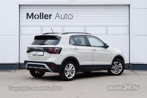 Pelēks Volkswagen T-Cross 2024 Rīga, ar dzinēja tilpumu 1.00 L un nobraukumu 30 tūkst. km par 23468 €, foto 5 vietnē AUTOMOTO.COM.LV