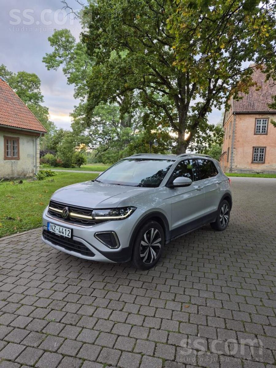 Серый Фольксваген T-Cross 2024 в Кулдига, объемом двигателя 1.00 л и пробегом 36 тыс. км за 21900 €, фото 3 на AUTOMOTO.COM.LV