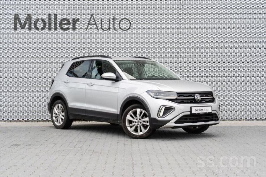 Серый Фольксваген T-Cross 2024 в Рига, объемом двигателя 1.00 л и пробегом 45 тыс. км за 22900 €, фото 3 на AUTOMOTO.COM.LV