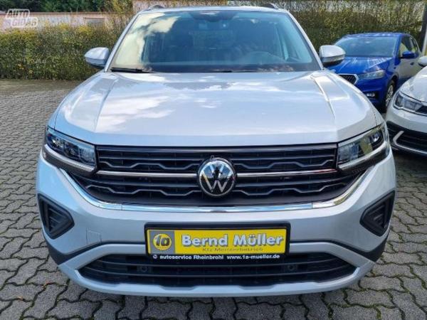 Grey Volkswagen T-Cross 2025 in Kaunas, with an engine capacity of 1.00 L and mileage of 14 thousand km for 23788 €, photo 7 on AUTOMOTO.COM.LV