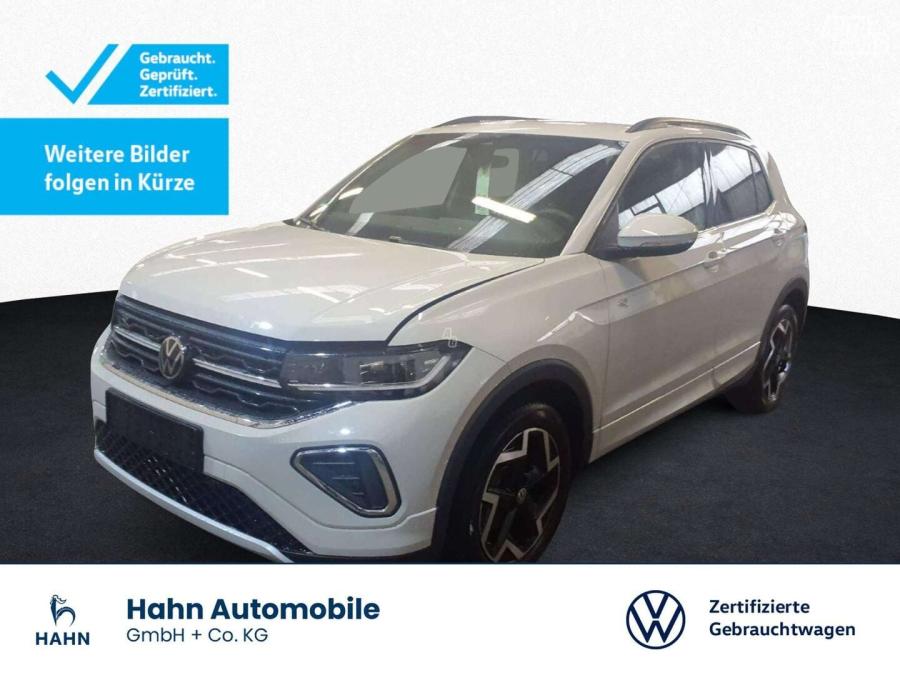 Pelēks Volkswagen T-Cross 2025 Kauņa, ar dzinēja tilpumu 1.50 L un nobraukumu 20 tūkst. km par 31575 €, foto 1 vietnē AUTOMOTO.COM.LV
