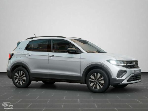 Pelēks Volkswagen T-Cross 2025 Kauņa, ar dzinēja tilpumu 1.00 L un nobraukumu 25 tūkst. km par 30056 €, foto 2 vietnē AUTOMOTO.COM.LV