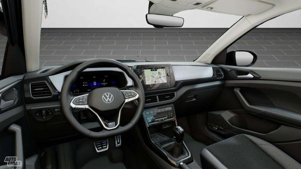 Pelēks Volkswagen T-Cross 2025 Kauņa, ar dzinēja tilpumu 1.00 L un nobraukumu 25 tūkst. km par 30056 €, foto 3 vietnē AUTOMOTO.COM.LV