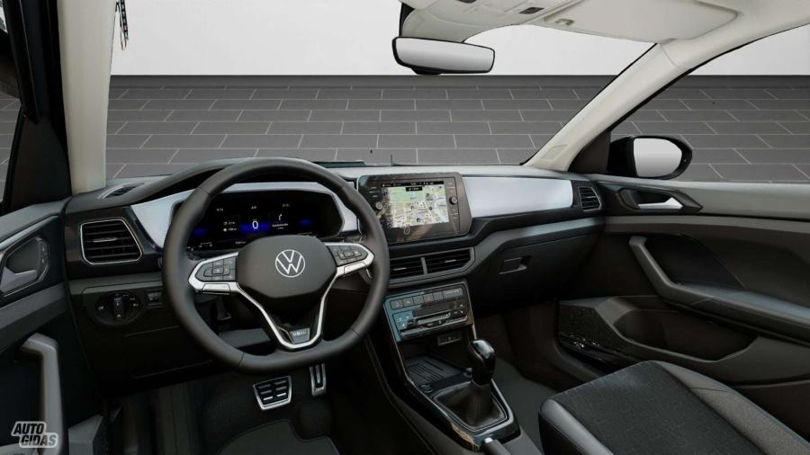 Pelēks Volkswagen T-Cross 2025 Kauņa, ar dzinēja tilpumu 1.00 L un nobraukumu 25 tūkst. km par 30056 €, foto 3 vietnē AUTOMOTO.COM.LV
