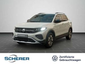 Pelēks Volkswagen T-Cross 2025 Kauņa, ar dzinēja tilpumu 1.00 L un nobraukumu 11 tūkst. km par 29008 €, foto  vietnē AUTOMOTO.COM.LV