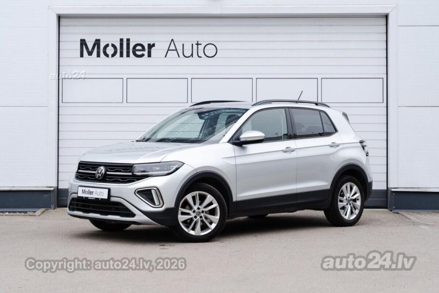 Pelēks Volkswagen T-Cross 2025 Rīga, ar dzinēja tilpumu 1.00 L un nobraukumu 29 tūkst. km par 23468 €, foto 1 vietnē AUTOMOTO.COM.LV