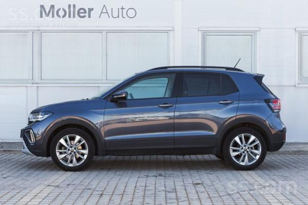 Grey Volkswagen T-Cross 2025 in Ventspils, with an engine capacity of 1.00 L and mileage of 31 thousand km for 22500 €, photo 2 on AUTOMOTO.COM.LV