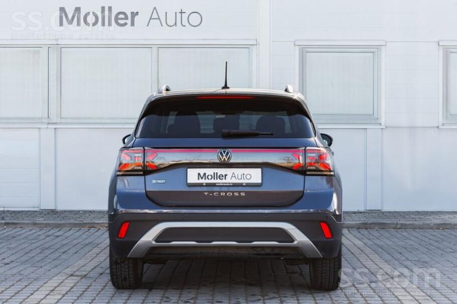 Pelēks Volkswagen T-Cross 2025 Ventspils, ar dzinēja tilpumu 1.00 L un nobraukumu 31 tūkst. km par 22500 €, foto 5 vietnē AUTOMOTO.COM.LV