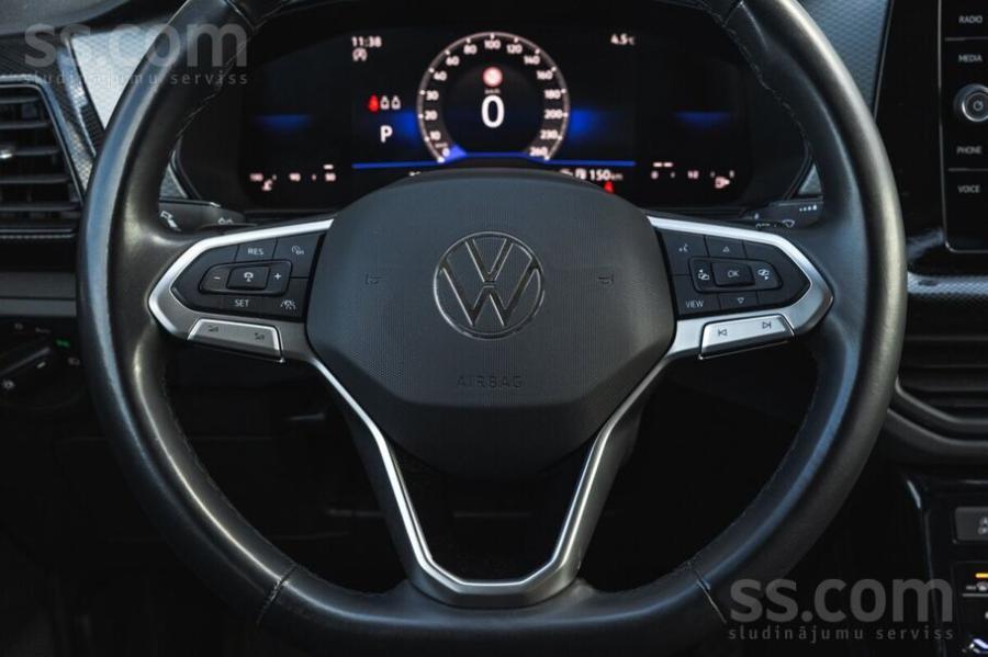 Pelēks Volkswagen T-Cross 2025 Ventspils, ar dzinēja tilpumu 1.00 L un nobraukumu 31 tūkst. km par 22500 €, foto 17 vietnē AUTOMOTO.COM.LV