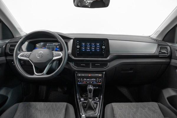 Pelēks Volkswagen T-Cross 2025 Viļņa, ar dzinēja tilpumu 1.00 L un nobraukumu 23 tūkst. km par 22400 €, foto 8 vietnē AUTOMOTO.COM.LV