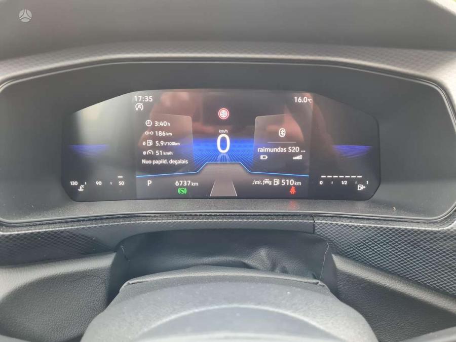 Серый Фольксваген T-Cross 2025 в Расейняй, объемом двигателя 1.00 л и пробегом 7 тыс. км за 19900 €, фото 15 на AUTOMOTO.COM.LV