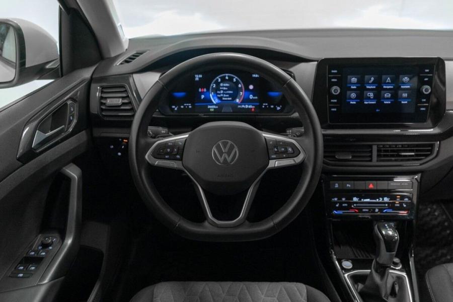Pelēks Volkswagen T-Cross 2025 Viļņa, ar dzinēja tilpumu 1.00 L un nobraukumu 24 tūkst. km par 21950 €, foto 14 vietnē AUTOMOTO.COM.LV