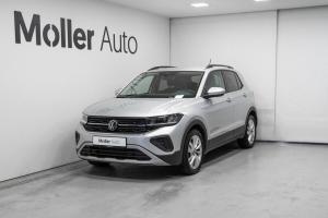 Pelēks Volkswagen T-Cross 2025 Viļņa, ar dzinēja tilpumu 1.00 L un nobraukumu 22 tūkst. km par 21950 €, foto  vietnē AUTOMOTO.COM.LV
