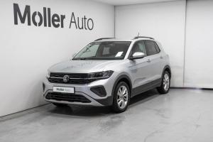 Pelēks Volkswagen T-Cross 2025 Viļņa, ar dzinēja tilpumu 1.00 L un nobraukumu 25 tūkst. km par 21950 €, foto  vietnē AUTOMOTO.COM.LV