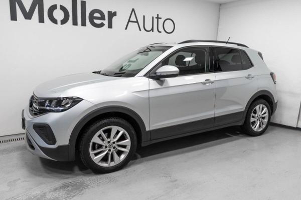 Pelēks Volkswagen T-Cross 2025 Viļņa, ar dzinēja tilpumu 1.00 L un nobraukumu 25 tūkst. km par 21950 €, foto 2 vietnē AUTOMOTO.COM.LV