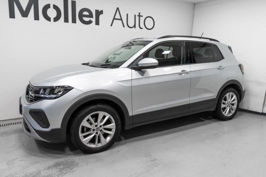 Grey Volkswagen T-Cross 2025 in Vilnius, with an engine capacity of 1.00 L and mileage of 25 thousand km for 21950 €, photo 3 on AUTOMOTO.COM.LV