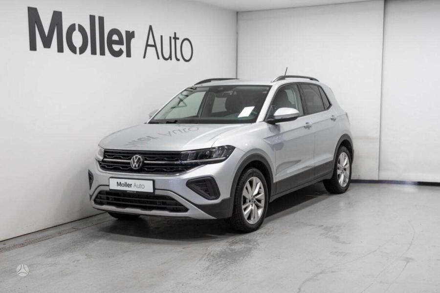 Серый Фольксваген T-Cross 2025 в Вильнюс, объемом двигателя 1.00 л и пробегом 25 тыс. км за 21950 €, фото 1 на AUTOMOTO.COM.LV