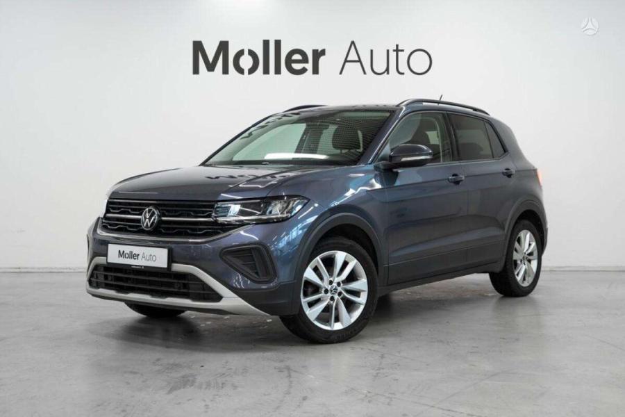 Pelēks Volkswagen T-Cross 2025 Viļņa, ar dzinēja tilpumu 1.00 L un nobraukumu 23 tūkst. km par 21750 €, foto 1 vietnē AUTOMOTO.COM.LV