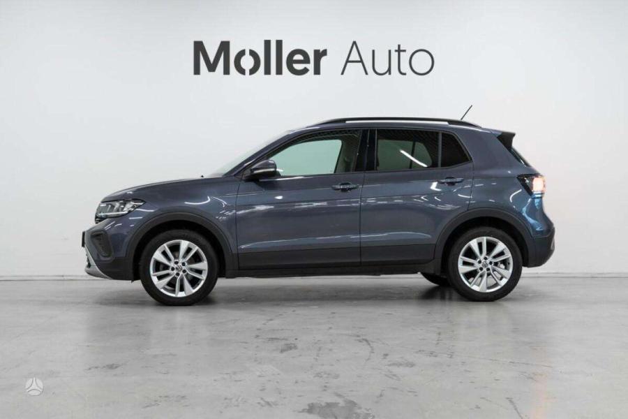 Pelēks Volkswagen T-Cross 2025 Viļņa, ar dzinēja tilpumu 1.00 L un nobraukumu 23 tūkst. km par 21750 €, foto 3 vietnē AUTOMOTO.COM.LV