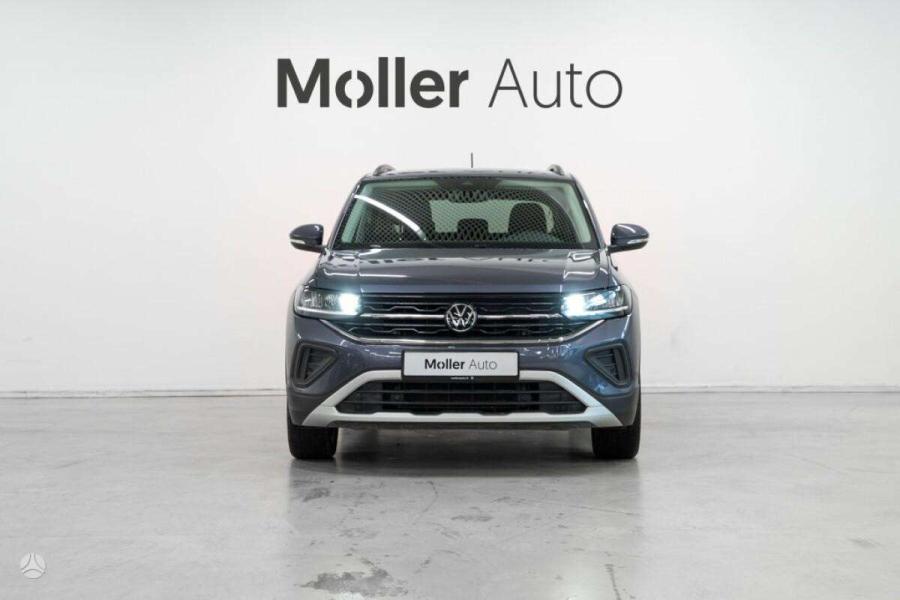 Pelēks Volkswagen T-Cross 2025 Viļņa, ar dzinēja tilpumu 1.00 L un nobraukumu 23 tūkst. km par 21750 €, foto 6 vietnē AUTOMOTO.COM.LV