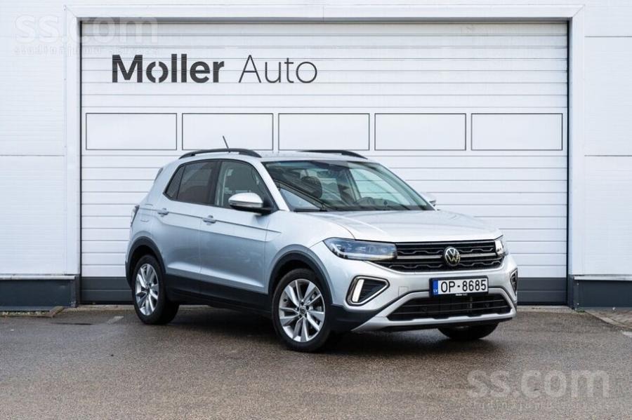 Серый Фольксваген T-Cross 2025 в Рига, объемом двигателя 1.00 л и пробегом 32 тыс. км за 22950 €, фото 3 на AUTOMOTO.COM.LV