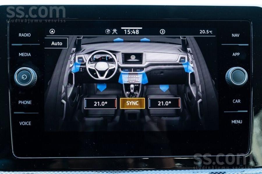 Серый Фольксваген T-Cross 2025 в Рига, объемом двигателя 1.00 л и пробегом 32 тыс. км за 22450 €, фото 13 на AUTOMOTO.COM.LV