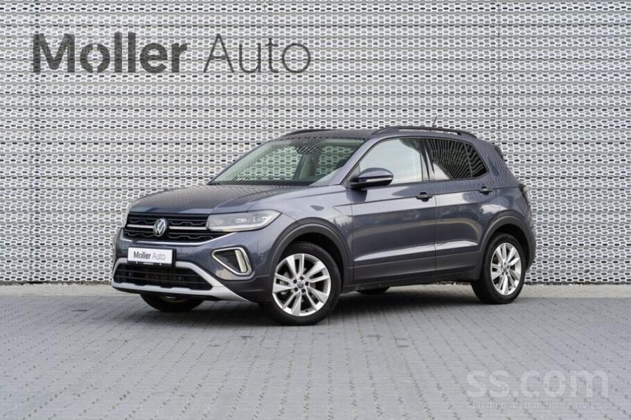 Серый Фольксваген T-Cross 2025 в Рига, объемом двигателя 1.00 л и пробегом 46 тыс. км за 22900 €, фото 1 на AUTOMOTO.COM.LV