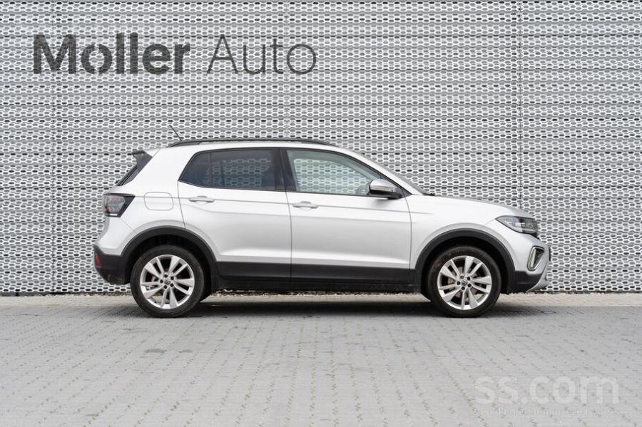 Pelēks Volkswagen T-Cross 2025 Rīga, ar dzinēja tilpumu 1.00 L un nobraukumu 45 tūkst. km par 22900 €, foto 6 vietnē AUTOMOTO.COM.LV