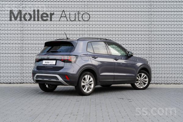 Grey Volkswagen T-Cross 2025 in Riga, with an engine capacity of 1.00 L and mileage of 46 thousand km for 22900 €, photo 5 on AUTOMOTO.COM.LV