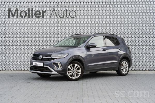 Grey Volkswagen T-Cross 2025 in Riga, with an engine capacity of 1.00 L and mileage of 43 thousand km for 22900 €, photo 1 on AUTOMOTO.COM.LV