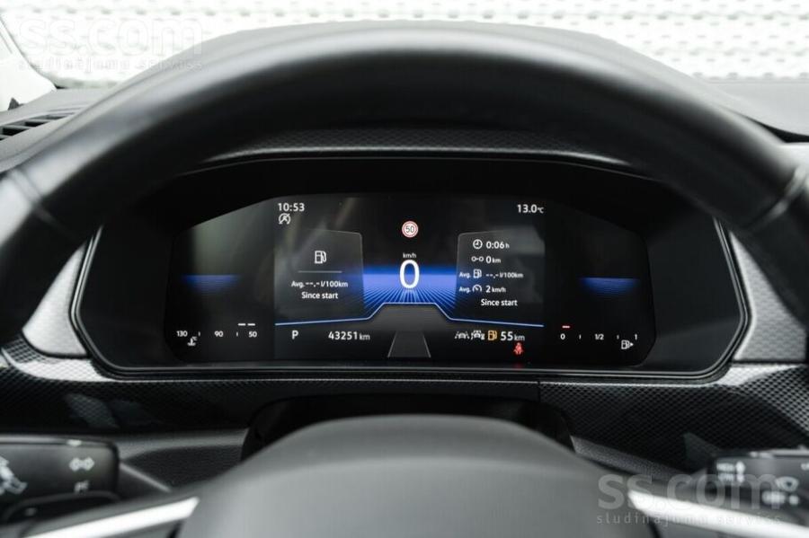 Pelēks Volkswagen T-Cross 2025 Rīga, ar dzinēja tilpumu 1.00 L un nobraukumu 43 tūkst. km par 22900 €, foto 12 vietnē AUTOMOTO.COM.LV