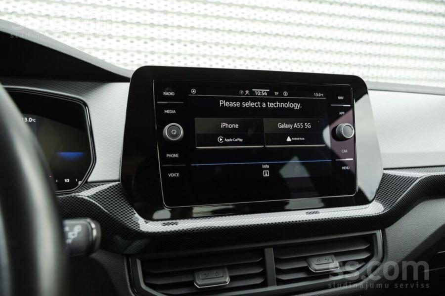 Pelēks Volkswagen T-Cross 2025 Rīga, ar dzinēja tilpumu 1.00 L un nobraukumu 43 tūkst. km par 22900 €, foto 17 vietnē AUTOMOTO.COM.LV