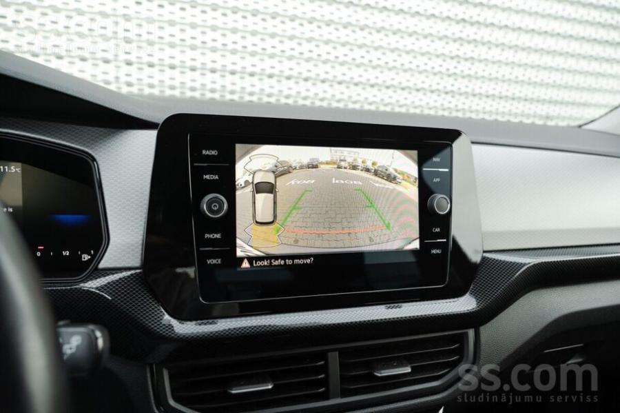 Grey Volkswagen T-Cross 2025 in Riga, with an engine capacity of 1.00 L and mileage of 46 thousand km for 22900 €, photo 14 on AUTOMOTO.COM.LV