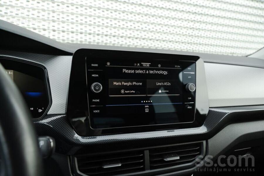 Grey Volkswagen T-Cross 2025 in Riga, with an engine capacity of 1.00 L and mileage of 46 thousand km for 22900 €, photo 17 on AUTOMOTO.COM.LV