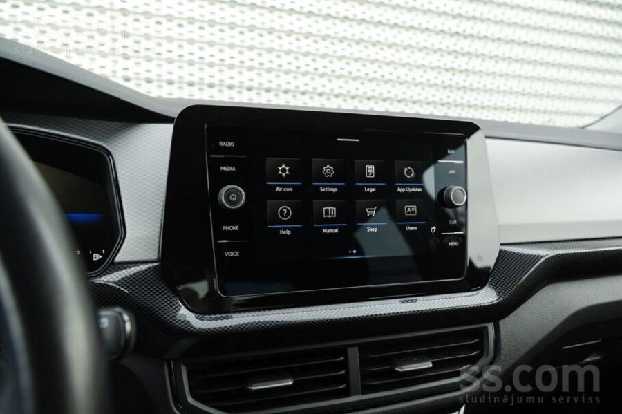 Grey Volkswagen T-Cross 2025 in Riga, with an engine capacity of 1.00 L and mileage of 46 thousand km for 22900 €, photo 20 on AUTOMOTO.COM.LV