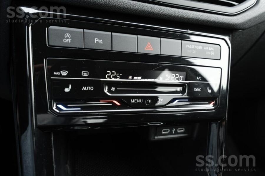 Grey Volkswagen T-Cross 2025 in Riga, with an engine capacity of 1.00 L and mileage of 46 thousand km for 22900 €, photo 21 on AUTOMOTO.COM.LV