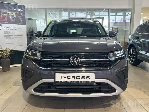 Pelēks Volkswagen T-Cross 2026 Valmiera, ar dzinēja tilpumu 1.00 L un nobraukumu 0 tūkst. km par 23020 €, foto 5 vietnē AUTOMOTO.COM.LV