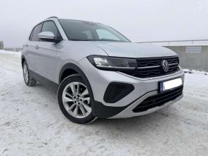 Pelēks Volkswagen T-Cross 2025 Viļņa, ar dzinēja tilpumu 1.00 L un nobraukumu 70 tūkst. km par 21880 €, foto 3 vietnē AUTOMOTO.COM.LV