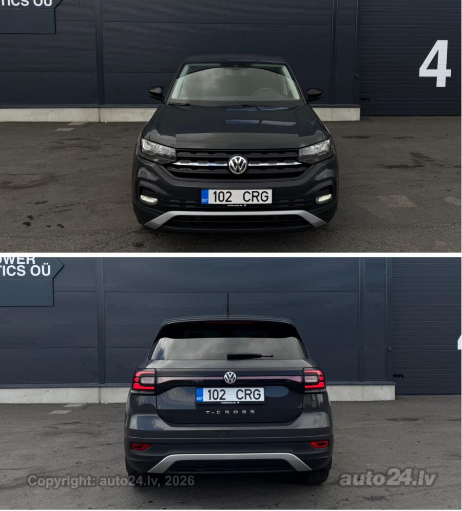 Pelēks Volkswagen T-Cross 2019 Tallina, ar dzinēja tilpumu 1.00 L un nobraukumu 70 tūkst. km par 14499 €, foto 6 vietnē AUTOMOTO.COM.LV