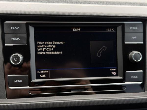 Grey Volkswagen T-Cross 2020 in Parnu, with an engine capacity of 1.00 L and mileage of 165 thousand km for 10900 €, photo 9 on AUTOMOTO.COM.LV