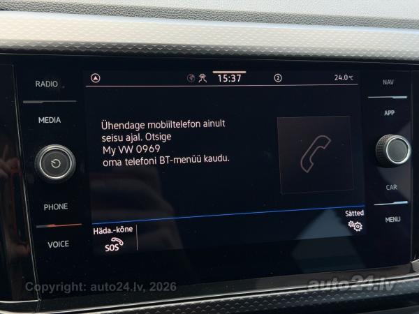 Grey Volkswagen T-Cross 2021 in Parnu, with an engine capacity of 1.00 L and mileage of 75 thousand km for 17900 €, photo 10 on AUTOMOTO.COM.LV