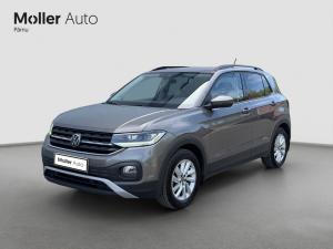 Grey Volkswagen T-Cross 2021 in Parnu, with an engine capacity of 1.00 L and mileage of 75 thousand km for 17600 €, photo  on AUTOMOTO.COM.LV