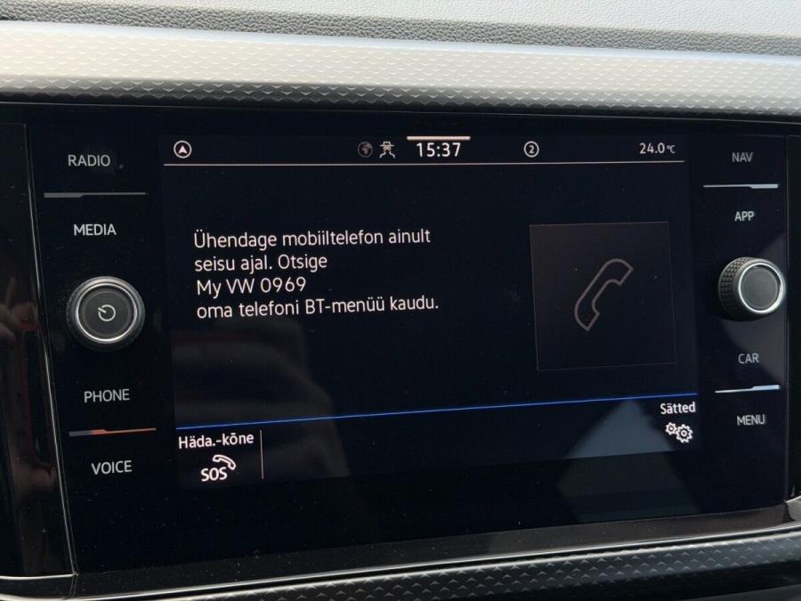 Pelēks Volkswagen T-Cross 2021 Pērnava, ar dzinēja tilpumu 1.00 L un nobraukumu 75 tūkst. km par 17600 €, foto 11 vietnē AUTOMOTO.COM.LV